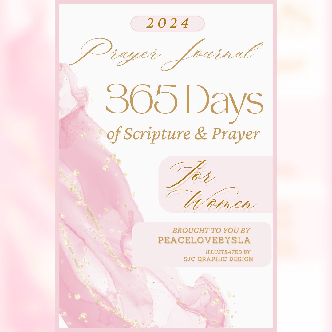 365-day Prayer Journal for Women: 2024 Bible Verses (PDF) - Etsy