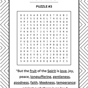 Instant Download Bible Verse Word Search for Kids Fun Scripture ...