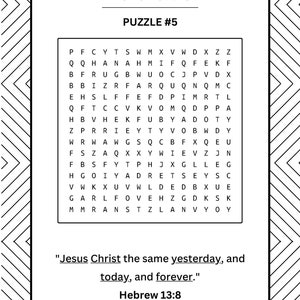 Instant Download Bible Verse Word Search for Kids Fun Scripture ...