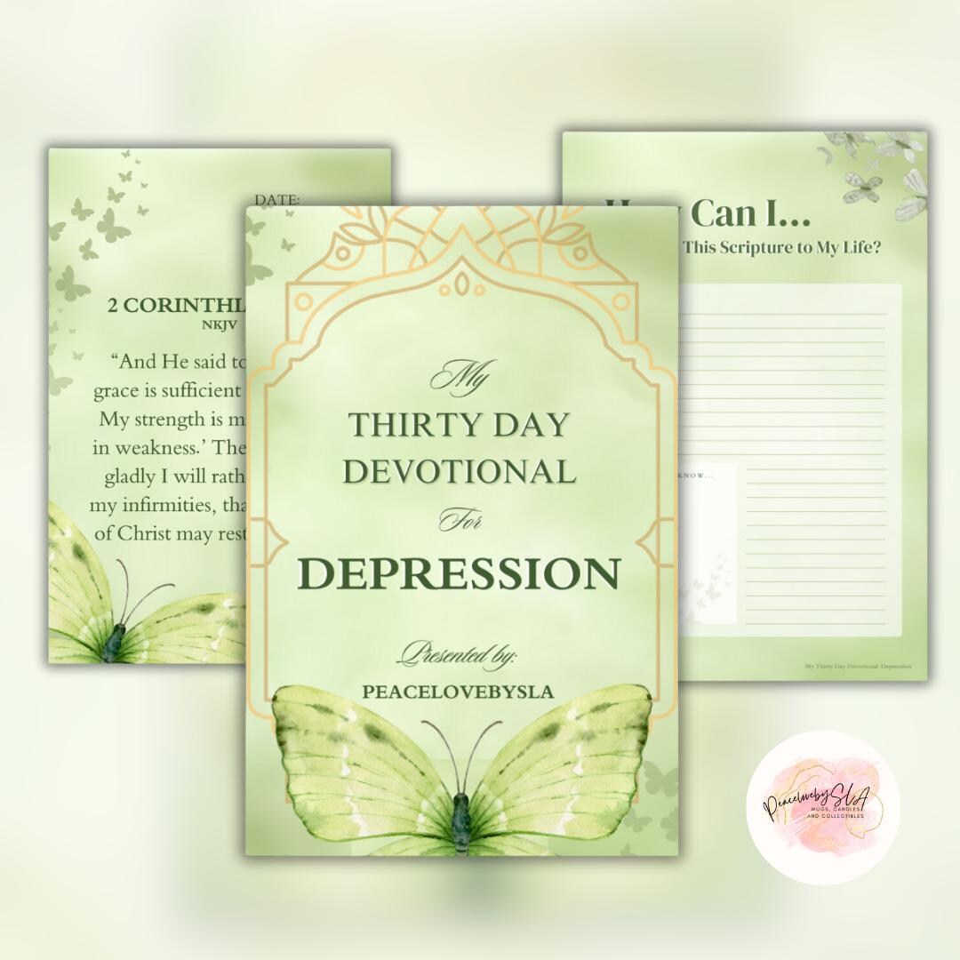 30 Day Devotional for Depression, Christian Affirmations, Daily Prayer ...
