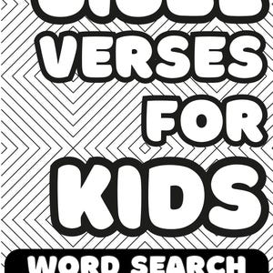 Instant Download Bible Verse Word Search for Kids Fun Scripture ...