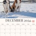 Siberian Husky Calendar 2024 Wall Calendar I Love My Sibe Just Huskies ...