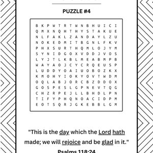 Instant Download Bible Verse Word Search for Kids Fun Scripture ...