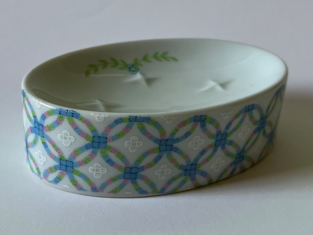 Vintage Counterpoint San Francisco Hand Decorated Soap Dish Rose ...