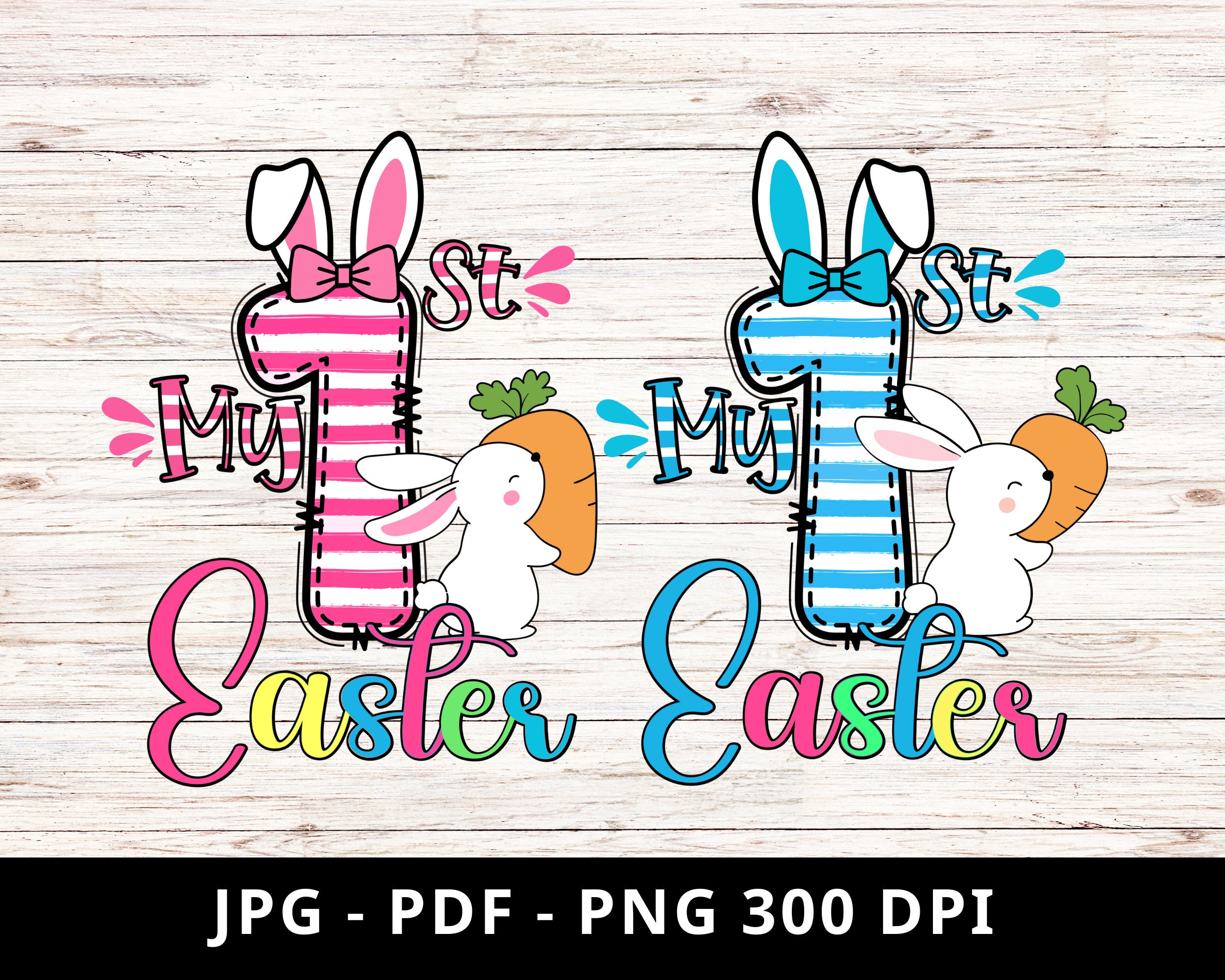 My 1st Easter, Baby First Easter Clipart, My First Easter PNG ...