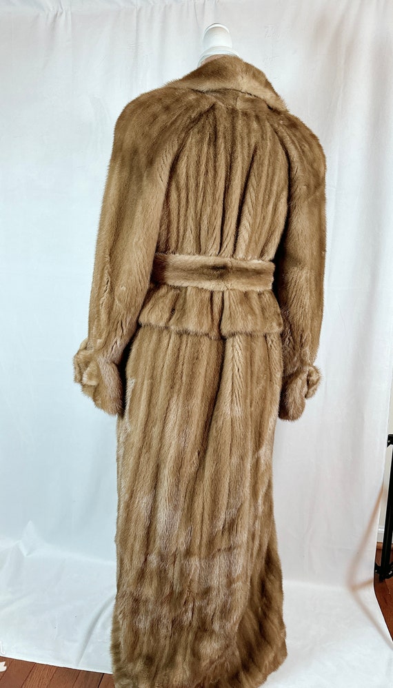 Golden Mink Fur Coat, Full-length, Female Mink, Woman… - Gem