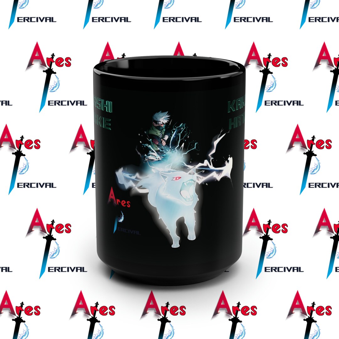 Kakashi Hatake Black Coffee Mug Exclusive Anime Gift 11oz Naruto Cup ...