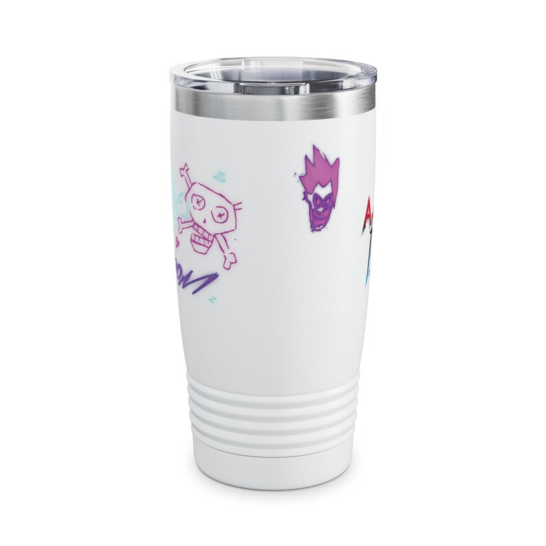 Jinx Arcane Graffiti Tumbler League of Legends Fanart 20oz Ringneck Cup ...