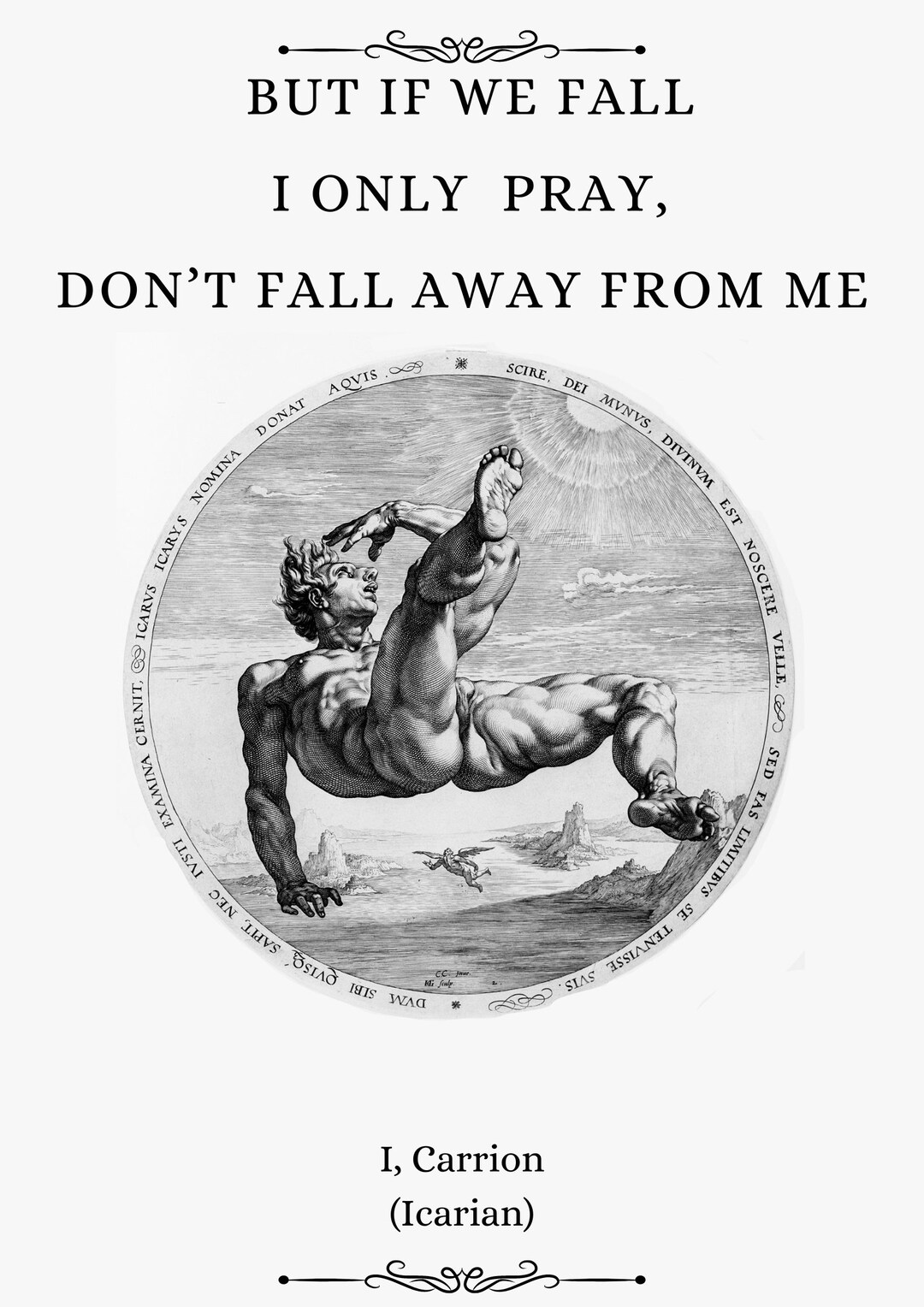 Hozier Icarion, carrion Digital Print - Etsy