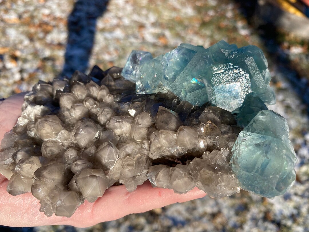Rare Transparent Green Cube Fluorite Mineral Crystal - Etsy