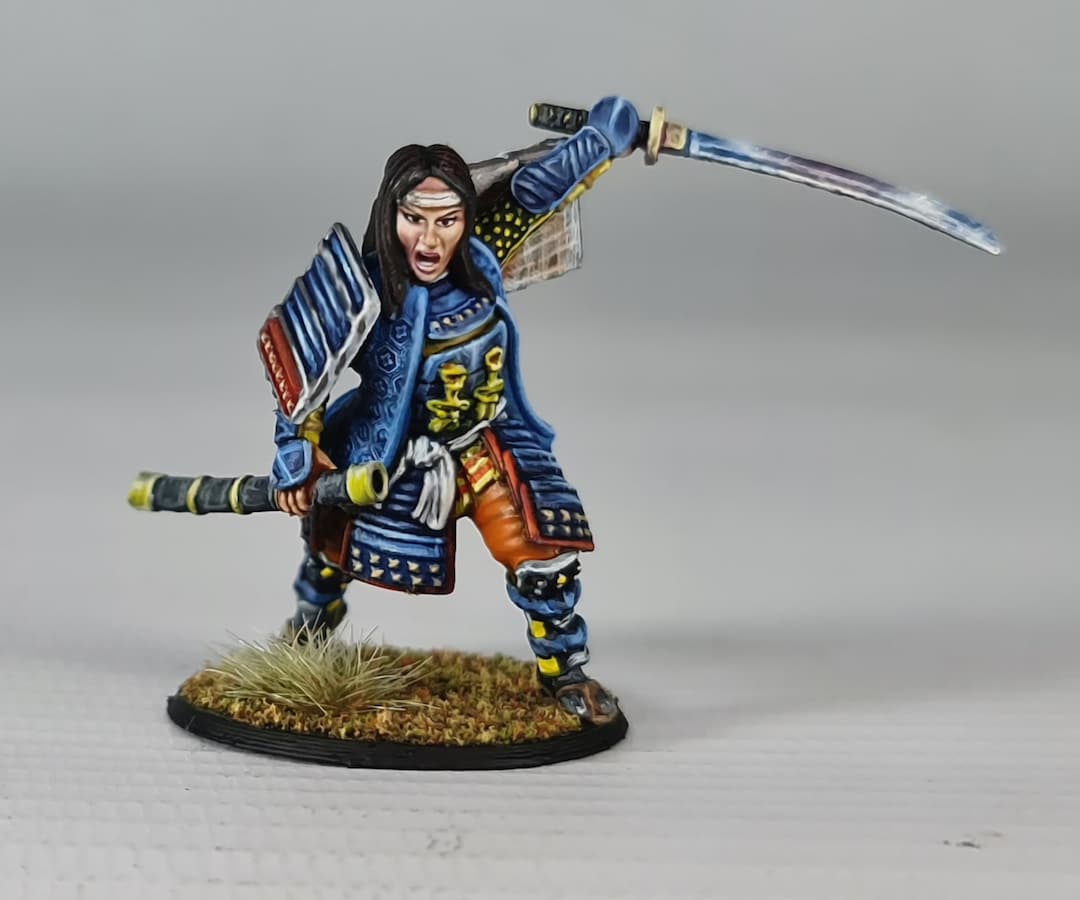 3d Printed Female Samurai 32mm, Dnd, Pathfinder, Tabletop, Wargame ...