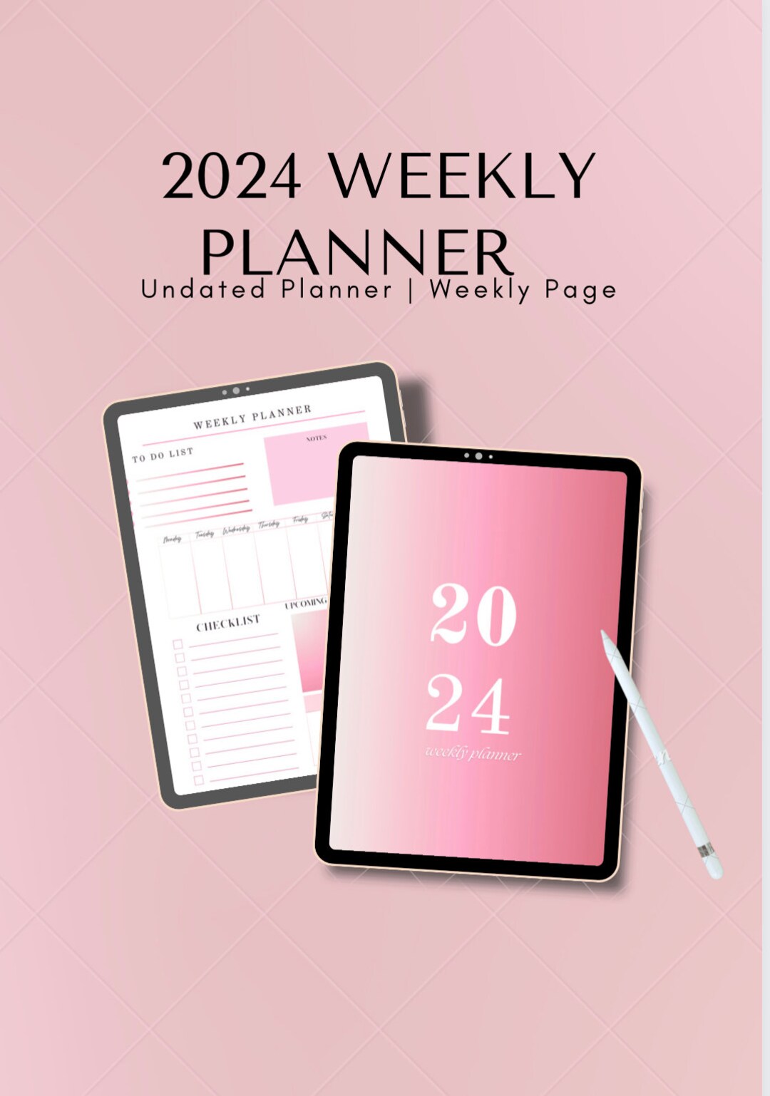 2024 Weekly Planner - Etsy