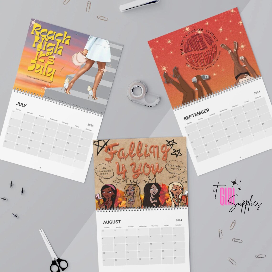 2024 IT GIRL Calendar - Etsy