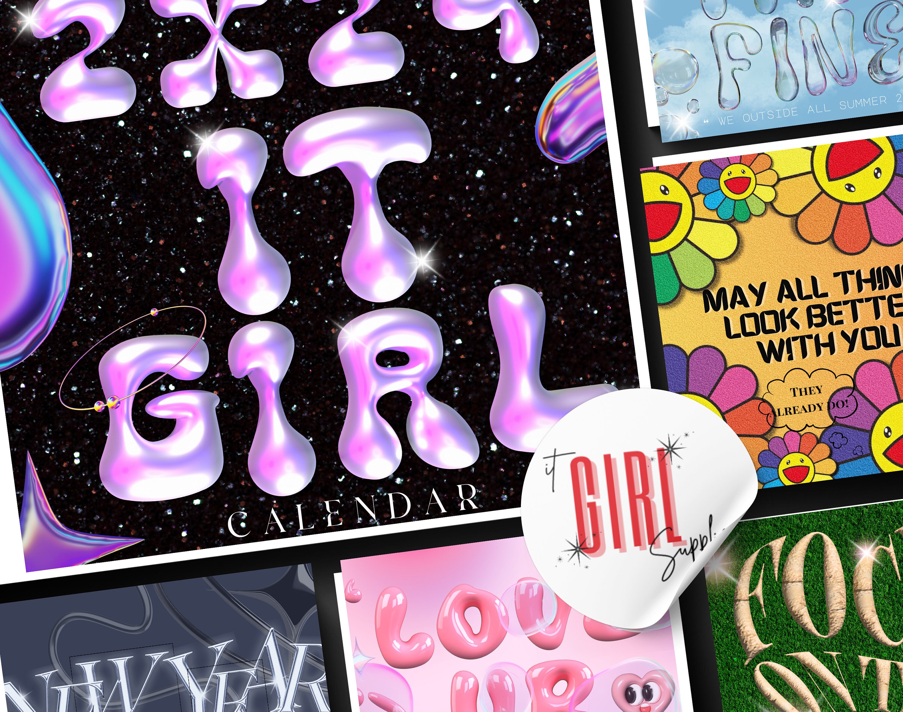 2024 IT GIRL Calendar - Etsy