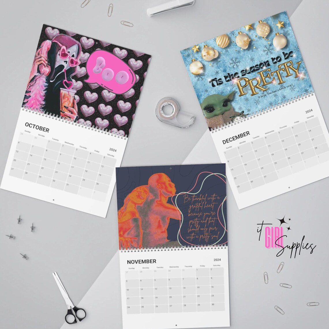 2024 IT GIRL Calendar - Etsy