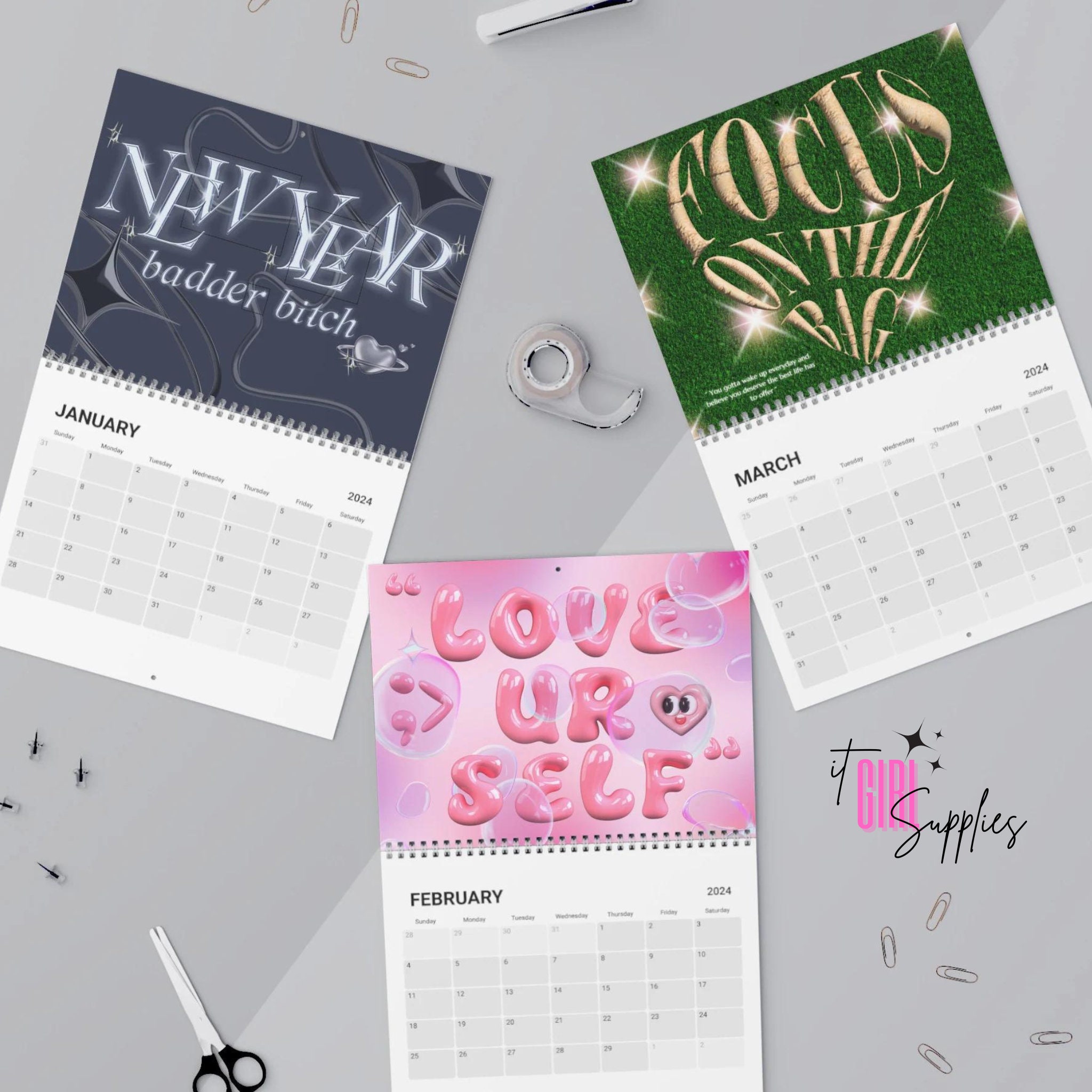 2024 IT GIRL Calendar - Etsy