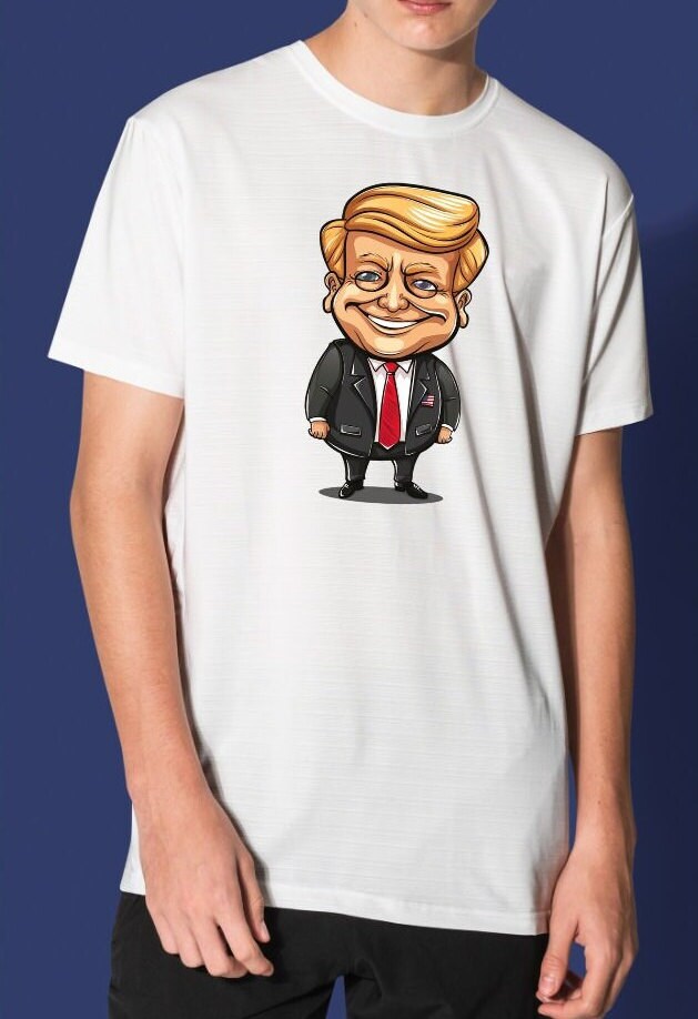 President Donald PNG Cartoon Clipart Bundle, Funny Political Designs ...