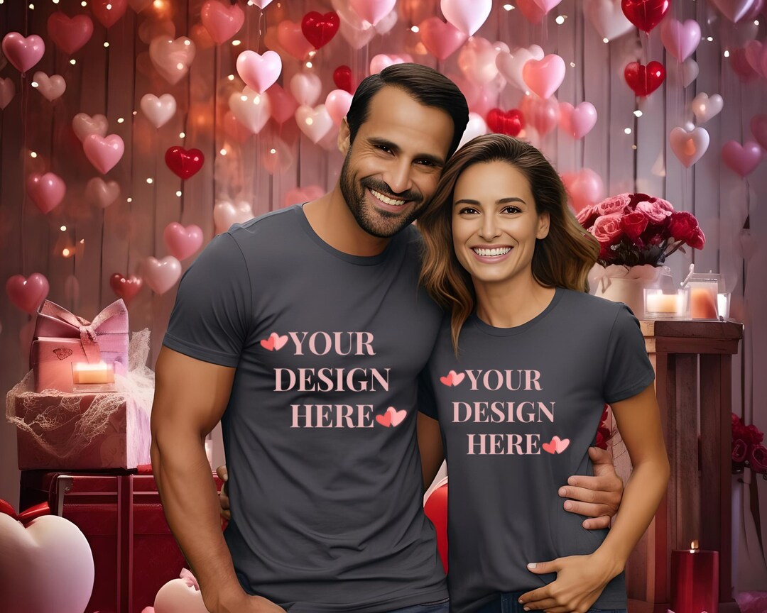 Dark Grey Bella Canvas 3001 Mockups Valentines Day Mockup, 3001 Tshirt ...