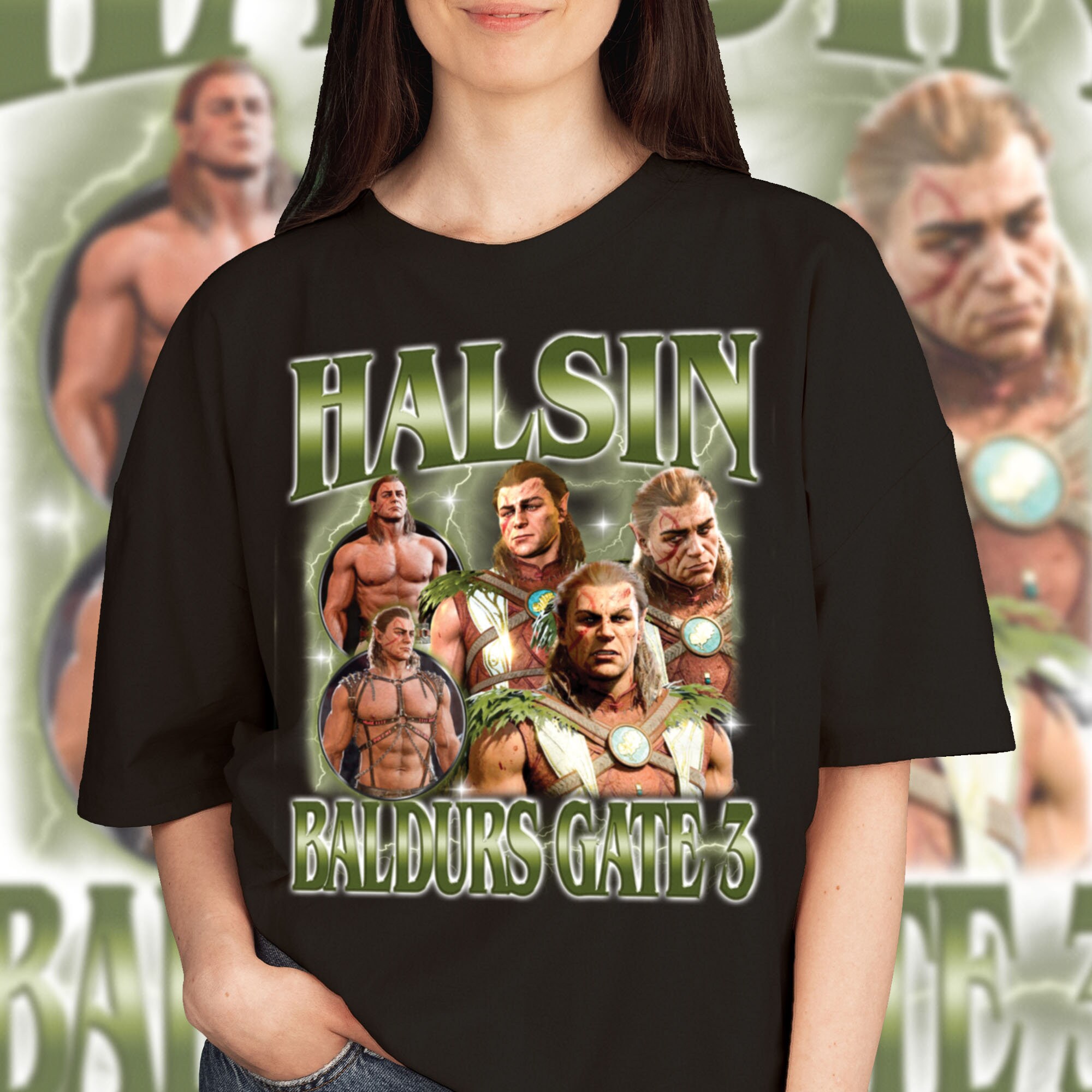 Limited Halsin Baldurs Gate 3 Vintage T-shirt, Gift for Women and Man ...