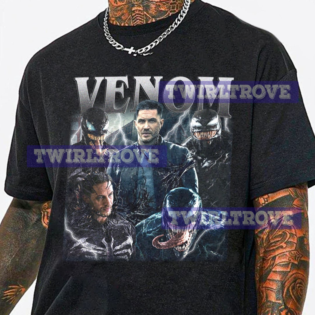 Vintage Venom 3 T Shirt, Tom Hardy Retro 90s Shirt Tom Hardy Sweatshirt ...