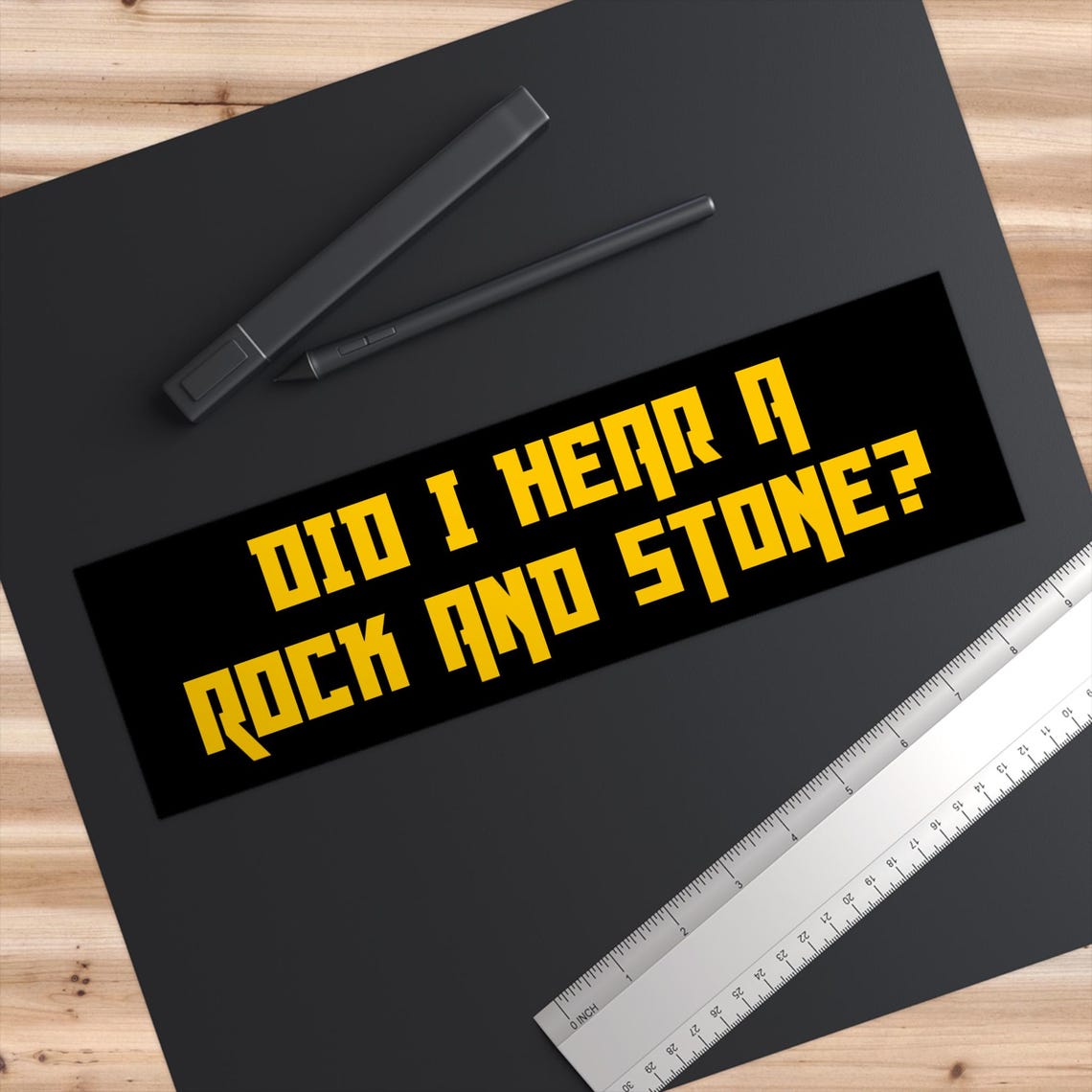 Did I Hear a Rock and Stone?, Bumper Sticker, Deep Rock Galactic, Nerd ...
