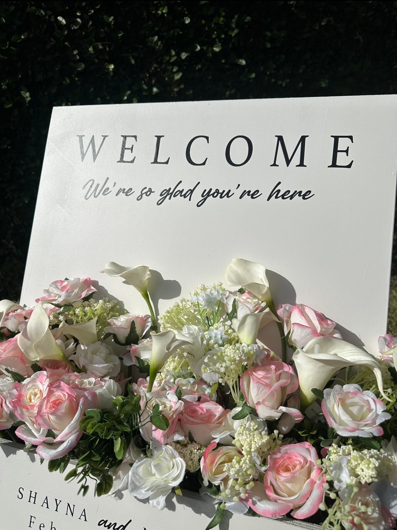 Flower Box Welcome Sign Download Instructions Vinyl - Etsy