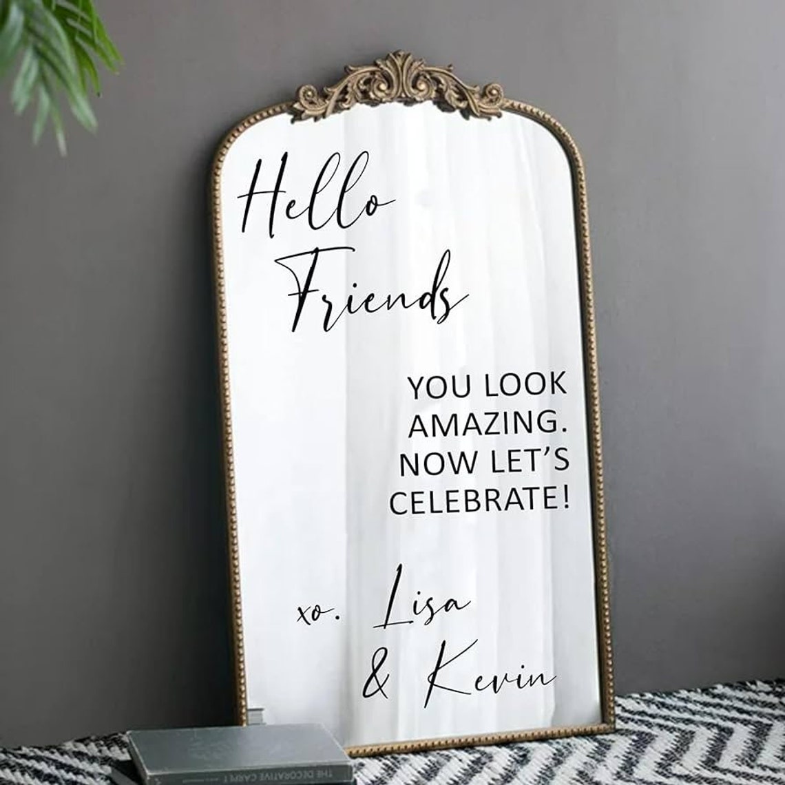 Wedding Welcome Sign Mirror for Nikkah, Engagement, Wedding Fully ...