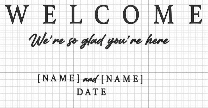 Flower Box Welcome Sign Download Instructions Vinyl - Etsy