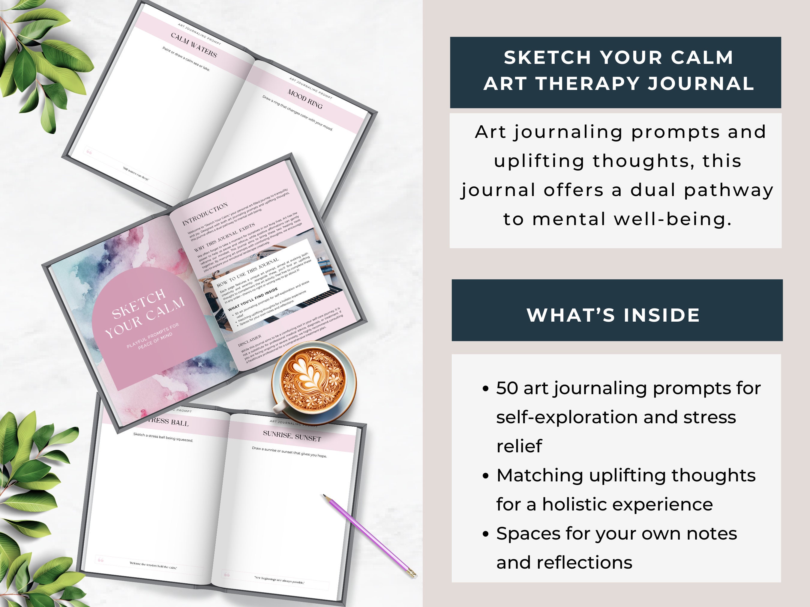 Art Therapy Worksheet Printable, Mindset Worksheet, Art Therapy Journal ...