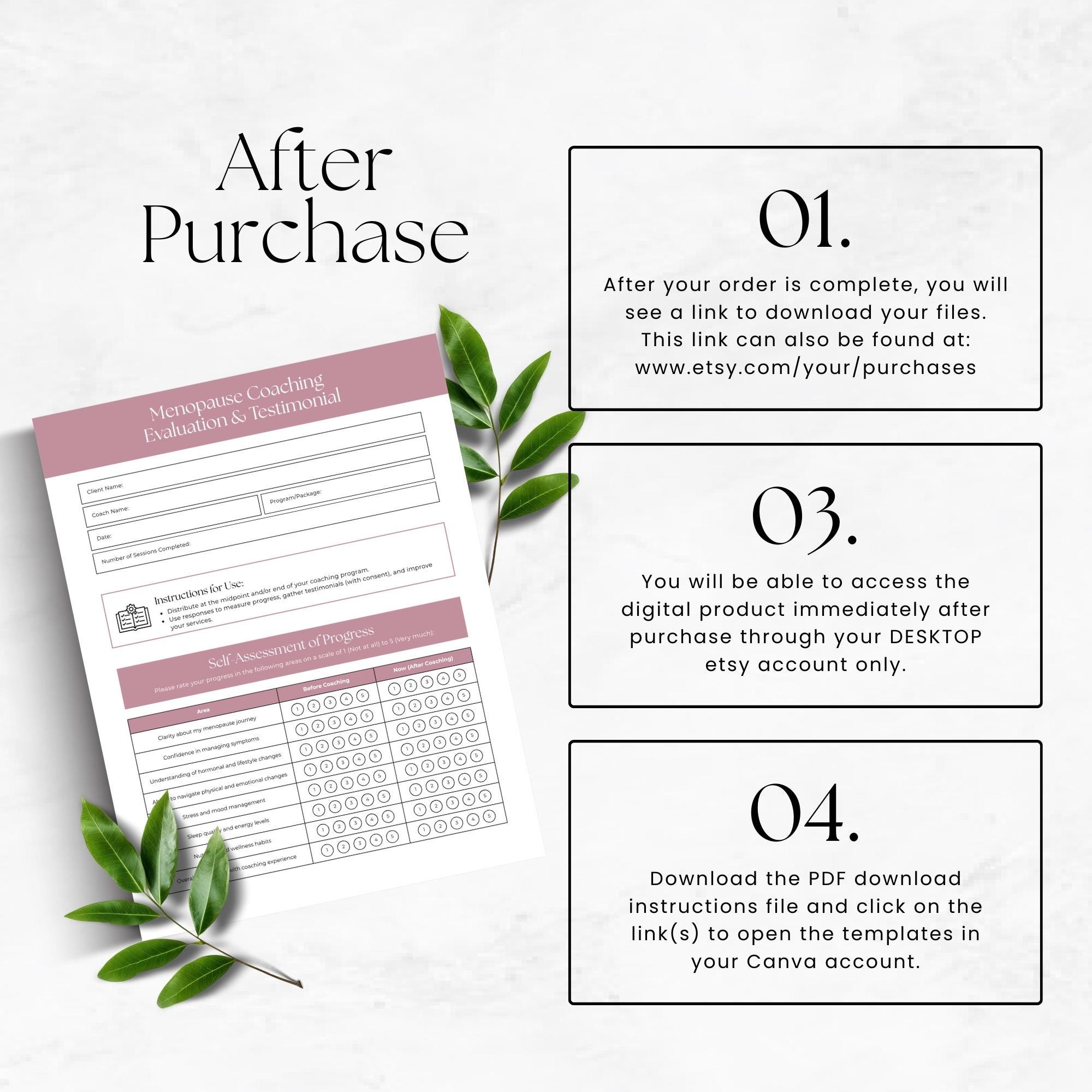Menopause Coach Feedback Form Template Wellness Program Evaluation 6991