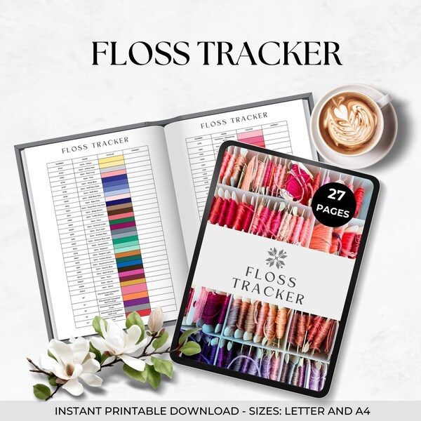 Dmc Floss Color Chart - Etsy