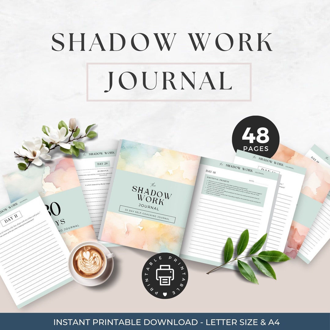 Shadow Work Journal Printable, Book of Shadows, Healing Journal ...