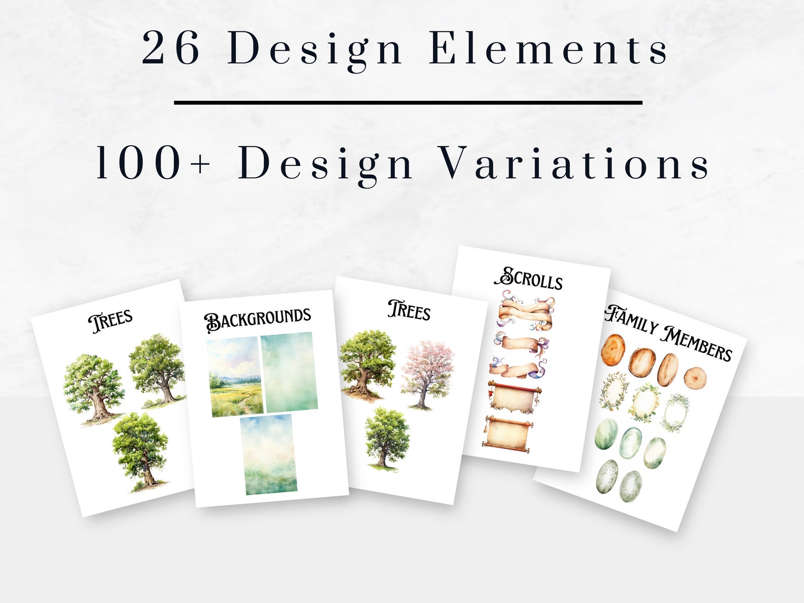 Family Tree Editable Canva Template, Ancestry Book Template, Family ...