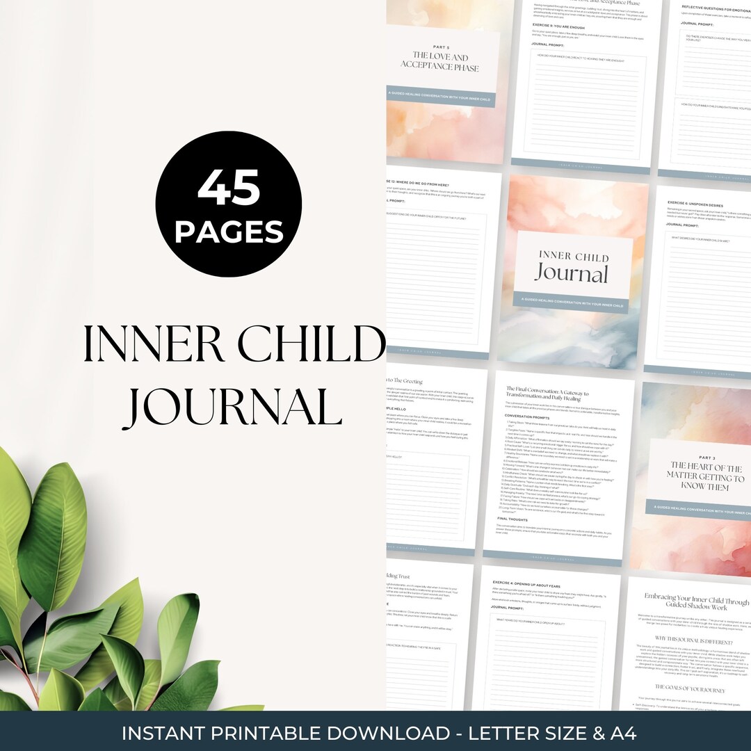 Inner Child Journal Prompts, Inner Child Healing, Spiritual Journal ...