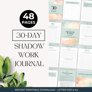 Shadow Work Journal Printable, Book of Shadows, Healing Journal ...