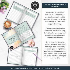 Shadow Work Journal Printable, Book of Shadows, Healing Journal ...