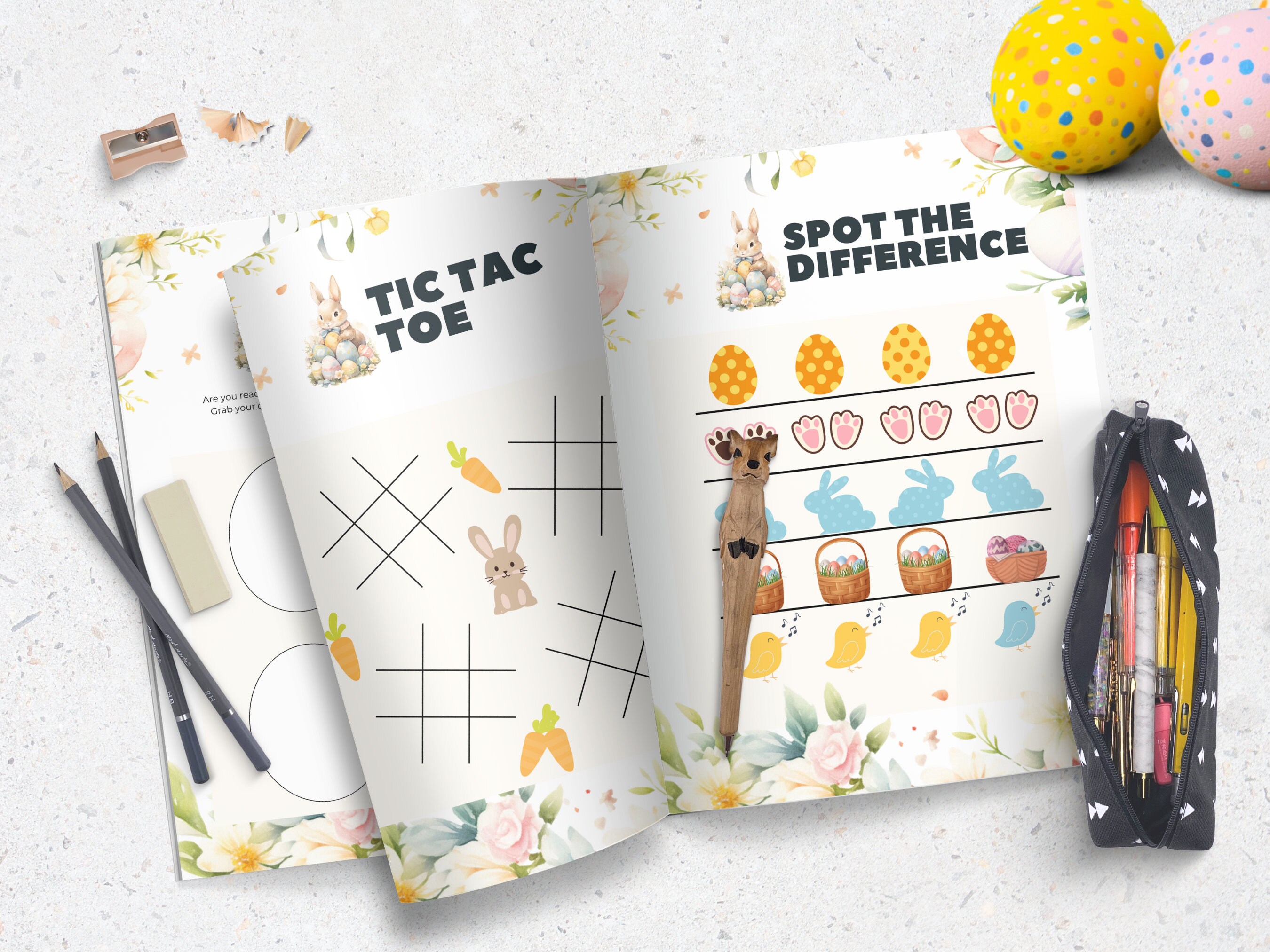 Easter Activity Printable, Kids Easter Activity Book, Editable Easter ...