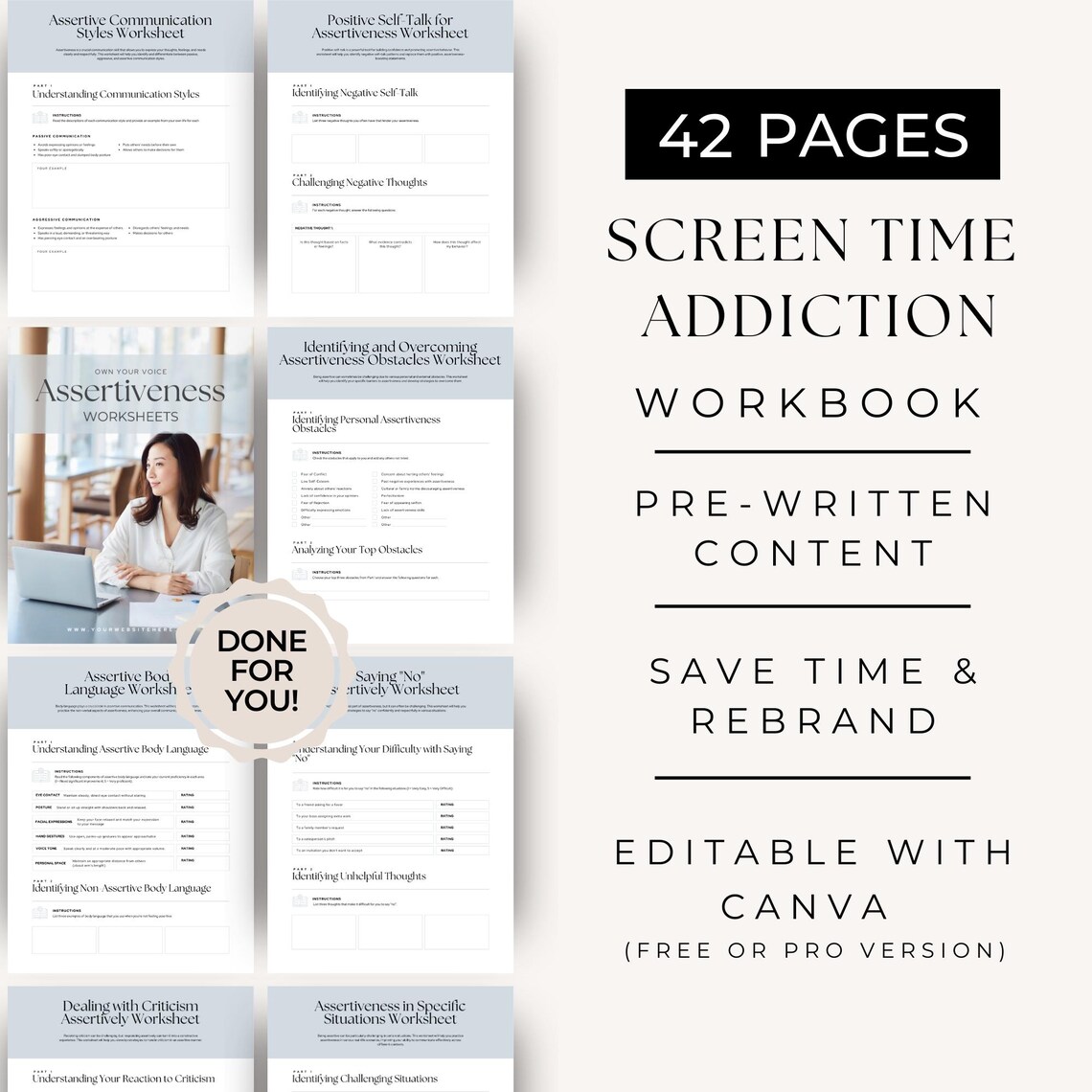 Assertiveness Worksheets, Effective Communication Skills, Personal ...