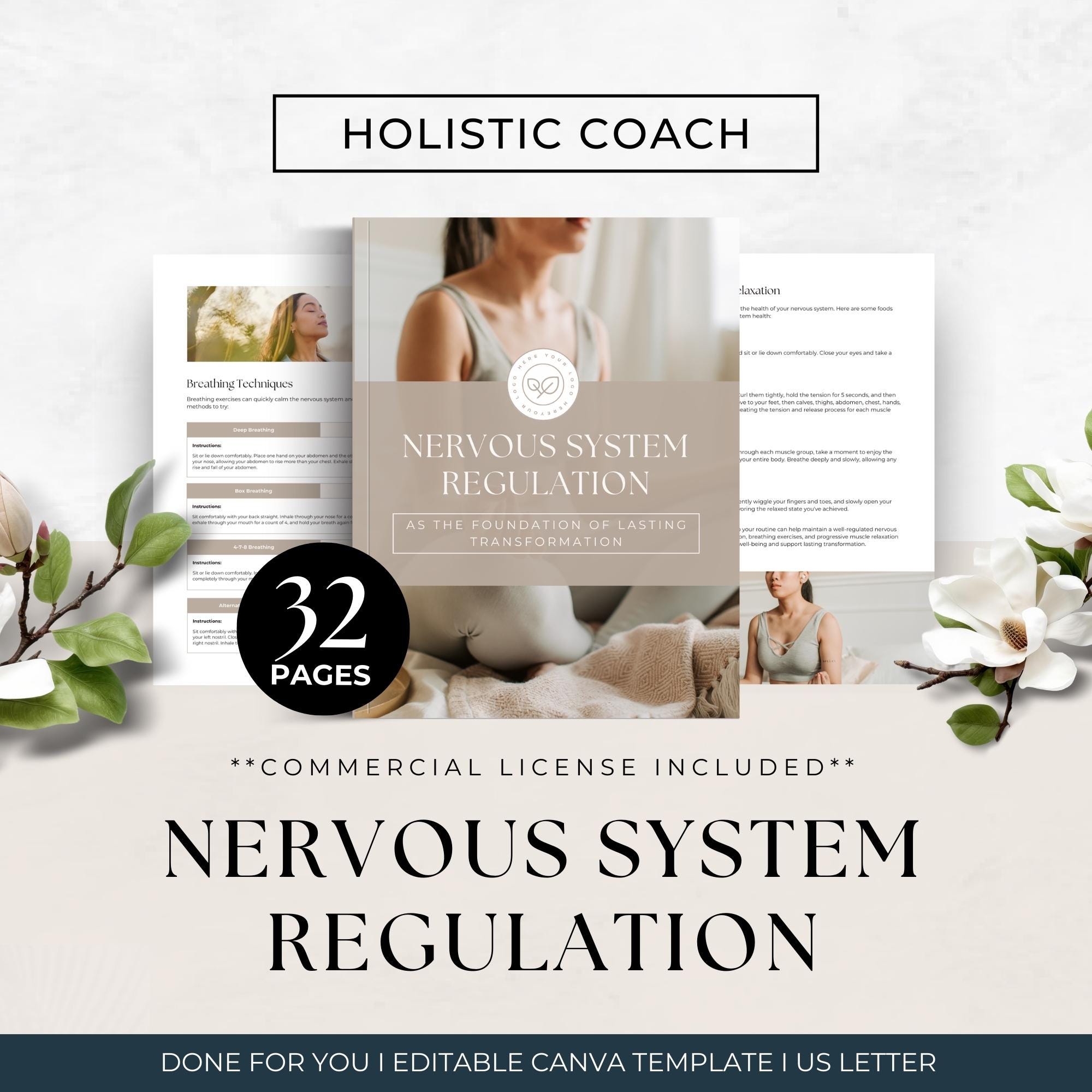Nervous System Workbook Guide With Exercises & Self Assessment ...