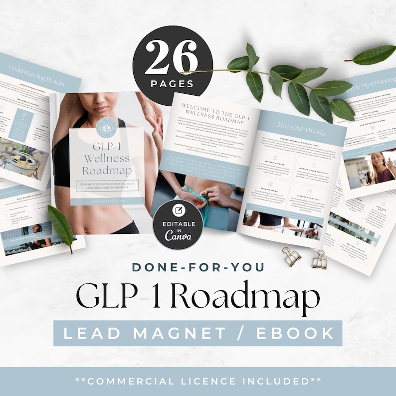 GLP1 Roadmap Template, Health Coach Lead Magnet, Medical Weight Loss ...