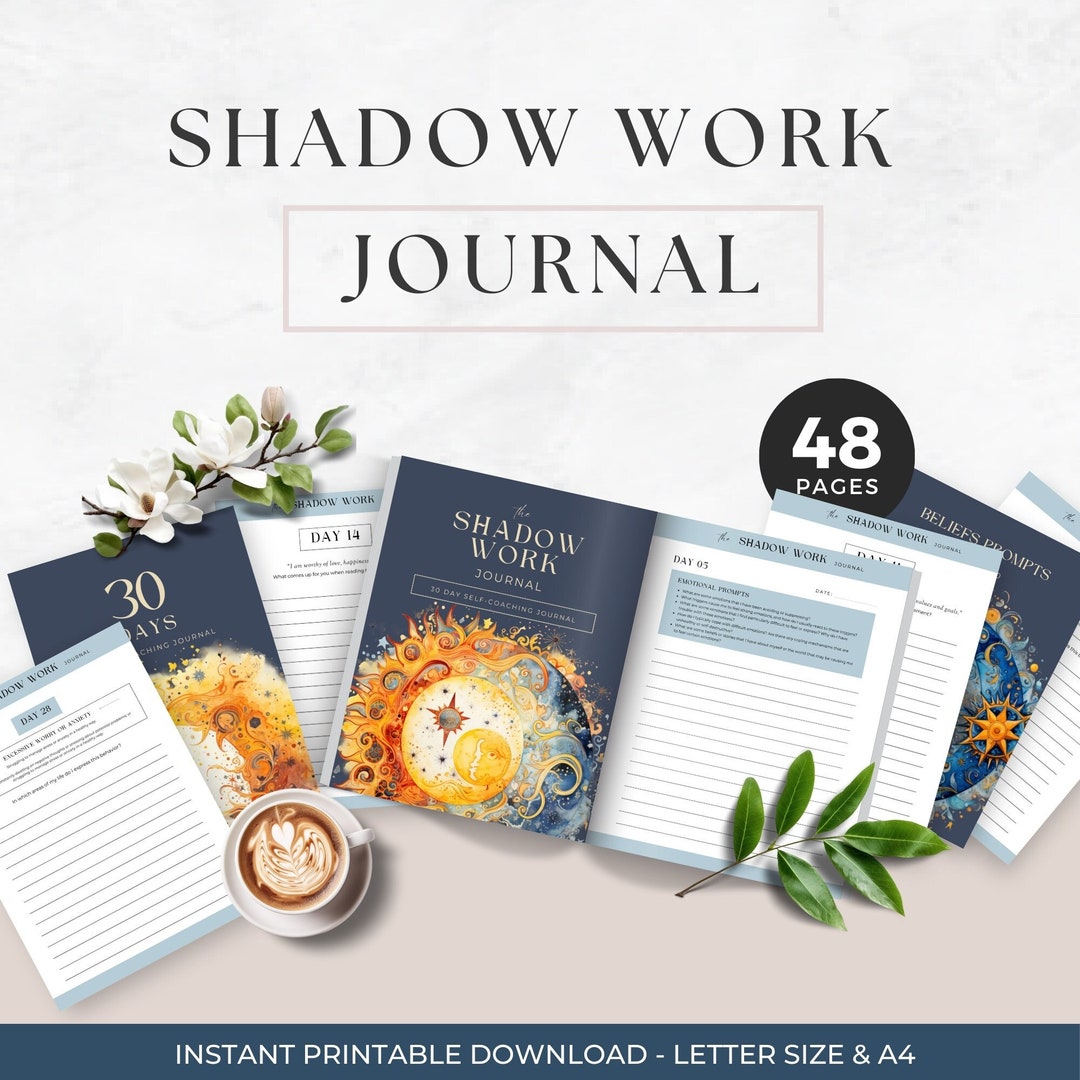 Shadow Work Journal Printable, Book of Shadows, Healing Journal ...