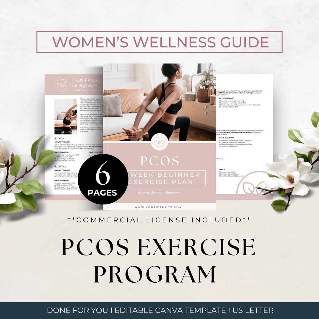 Hormone Health Coaching Content, PCOS Exercise Program, Women's ...