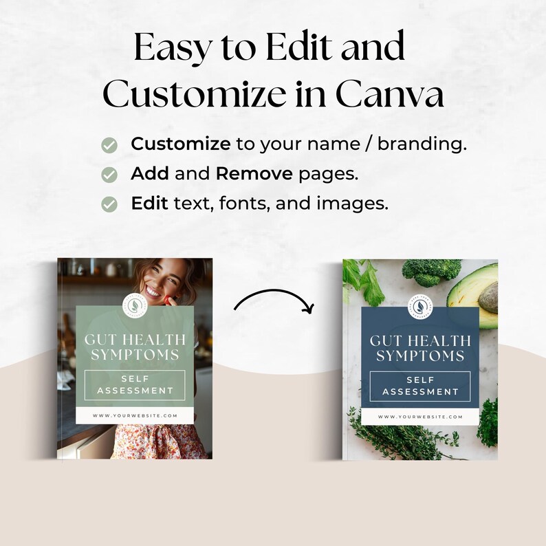 Gut Health Self Assessment, Health Coach Lead Magnet, Symptom ...