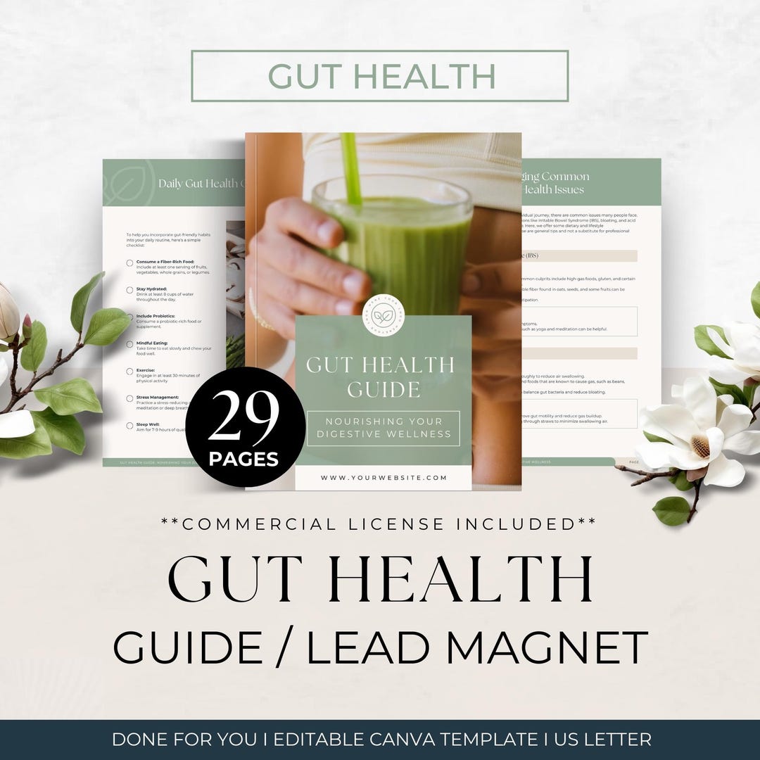 Gut Health Content, Health Coaching Program Template, Nutrition Coach ...