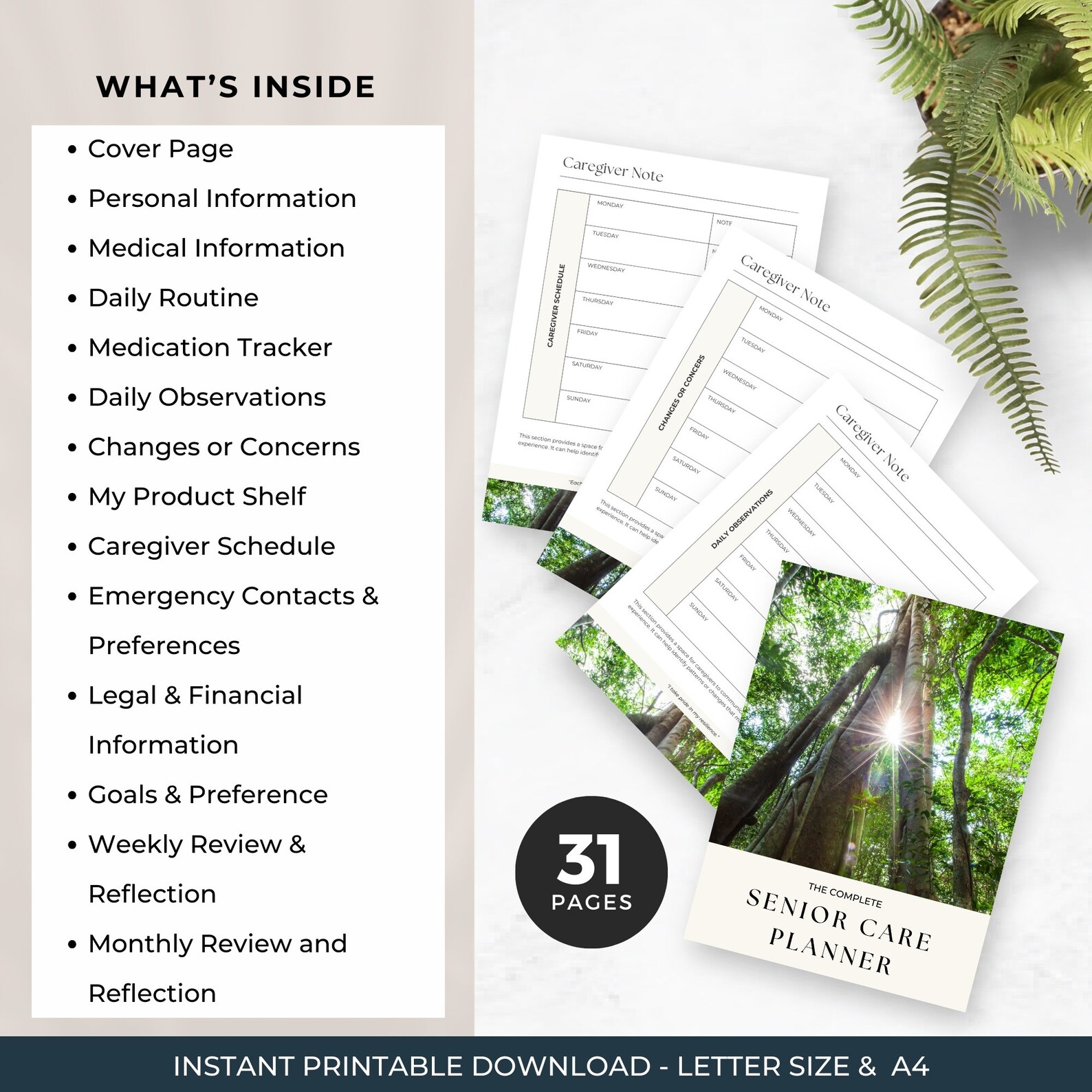 Elderly Care Checklist, Caregiving Checklist, Caregiver Task List ...