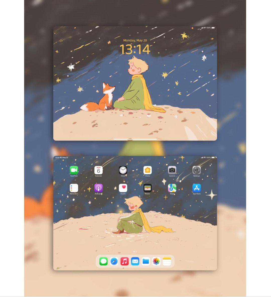 2 iPad Wallpapers Set | High-resolution Digital Art | Instant Download ...