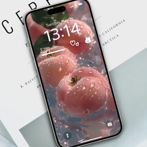 Aesthetic Peach Water iPhone Wallpaper | 4K Digital Download for Ios ...