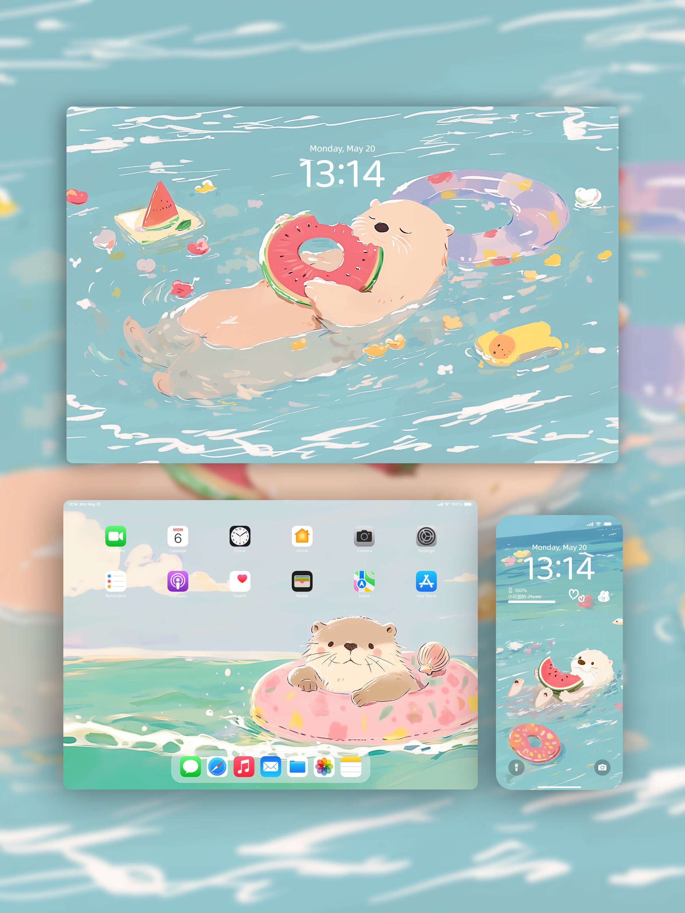 3 iPhone iPad MacBook Wallpaper Digital Download 4k Cute Wallpaper Ios ...