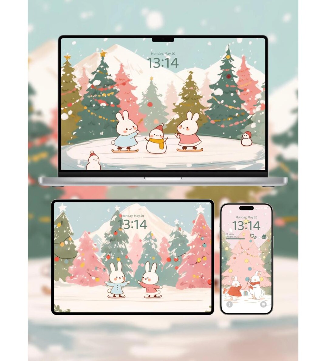 All-in-one Wallpaper Set | Cute Wallpapers for Iphone, Ipad, Mac ...