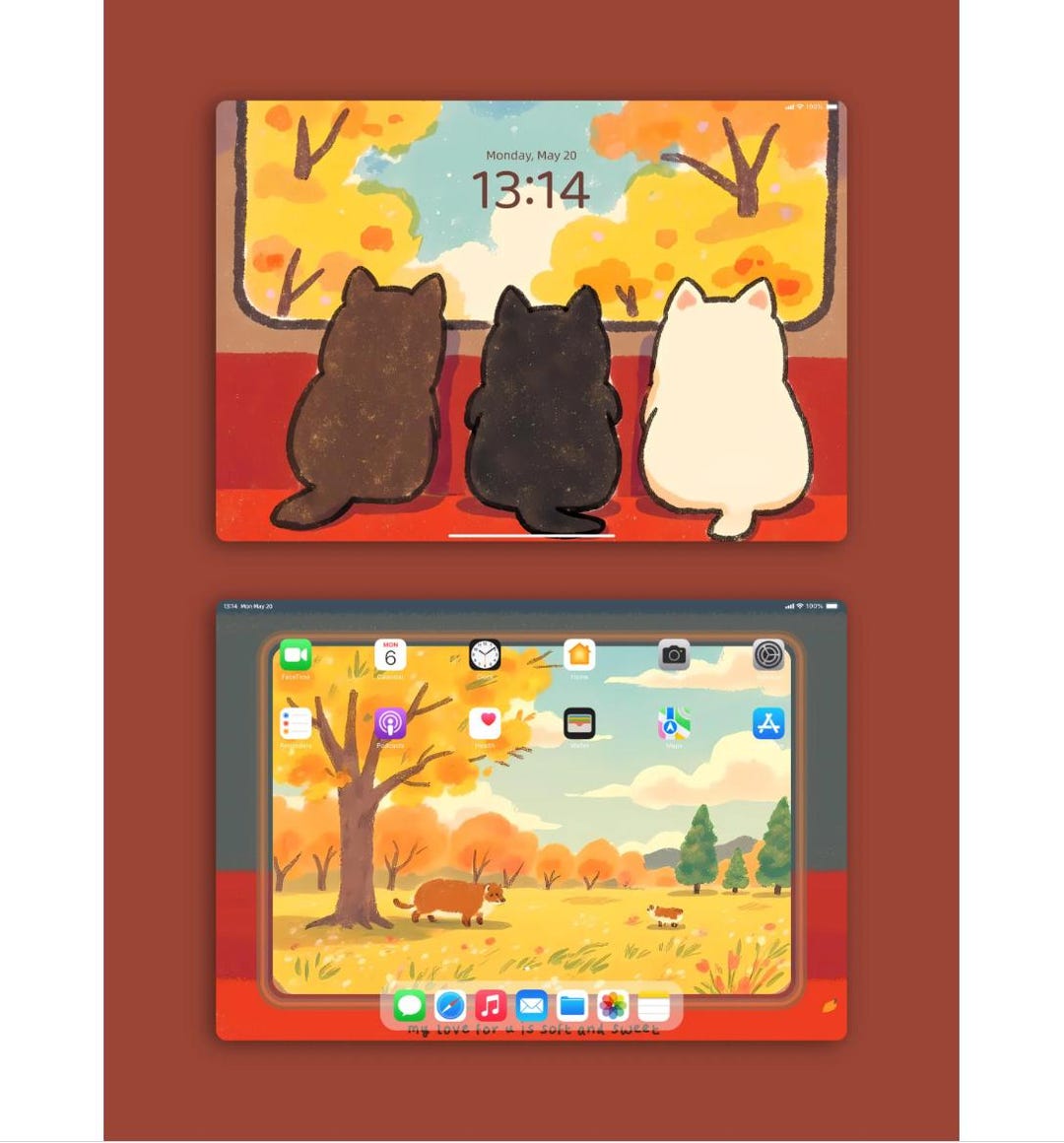 2 iPad Wallpaper Digital Download | 4k | Cute Wallpaper | Ios Wallpaper ...